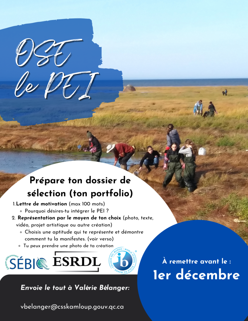 Parcours PEI - École secondaire de Rivière-du-Loup